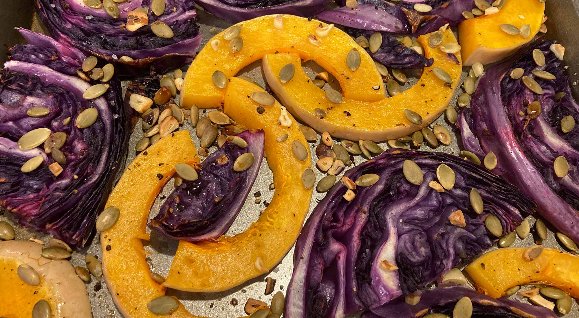 Roasted Butternut Squash and Cabbage | This Is Robyn